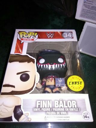 Rare Chase WWE FINN BALOR The Demon Funko Pop Figure W/ Protector ...