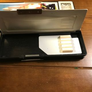 Vintage Flomo Pencil Case Box Space Shuttle Fighter Jet KF - G898 FM ...