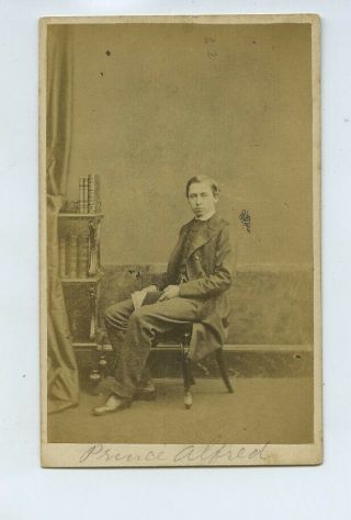 Prince Arthur In Military Uniform UK Royal Family C1870s CdV Photo By ...