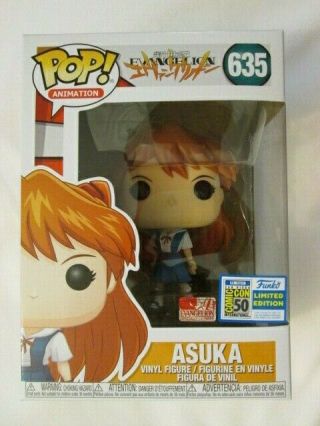 Asuka Neon Genesis Evangelion Funko POP OFFICIAL SDCC 2019 Sticker ...