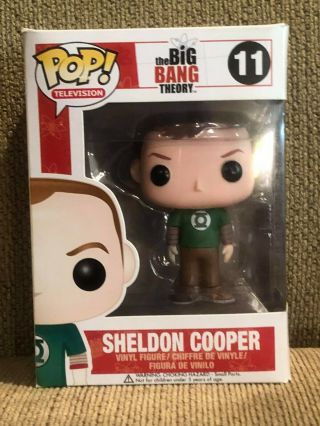 Funko POP SHELDON COOPER 11 W/Green Lantern Shirt Version Big Bang ...