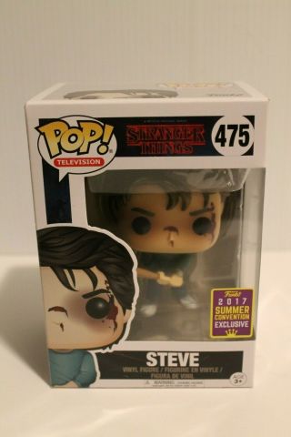 Funko POP Stranger Things SDCC 2017 Exclusive STEVE Vinyl Figure | #3434905
