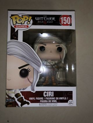 Funko Pop Games The Witcher 3 150 Ciri (Glow In The Dark) 2019 E3 ...
