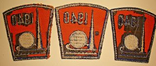 (3) 1939 1940 York World ' S Fair Public Service SHOULDER PATCHES ...