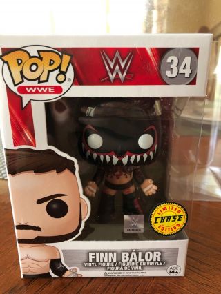 Rare Chase WWE FINN BALOR The Demon Funko Pop Figure W/ Protector ...