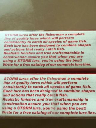TWO Vtg NOS Pre - Rapala Storm Big Mac Fishing Lure 7. 25 " // DR2 ...