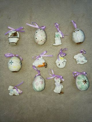 Lenox Ornament Tree Ornaments 12 Easter Ornaments (no Tree) | #14344386