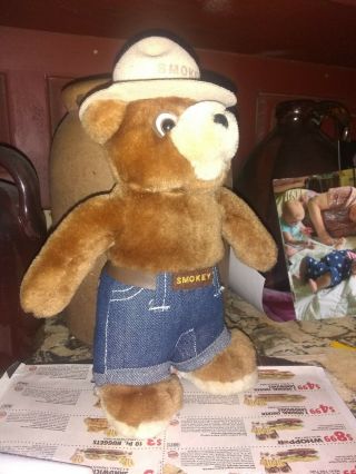 Vintage Smokey The Bear Stuffed Animal | #25125140