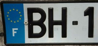 France License Plate From PARIS City Centre BH 116 ZC | #19184695