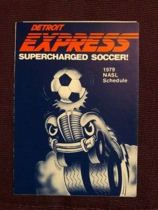 Detroit Express 1980 NASL Soccer Pocket Schedule | #18836557