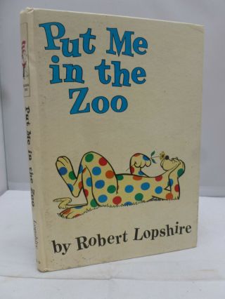 PUT ME IN THE ZOO BY ROBERT LOPSHIRE 1960 BEGINNER BOOKS RANDOM HOUSE ...