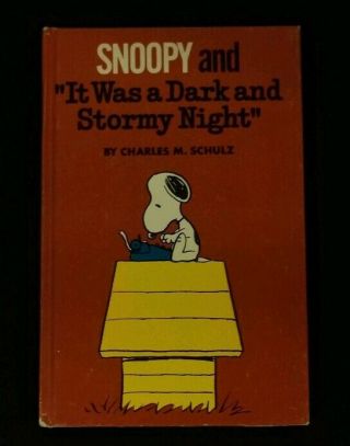 Books Nonfiction Snoopy And It Was A Dark And Stormy Night By C ...