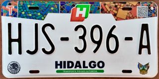 HIDALGO MEXICO License Plate Expired Graphic Background PACHUCA | #28084602