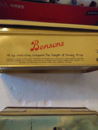 2 Vintage RMS Queen Mary Print Tin Box Bensons English Choice Candy ...