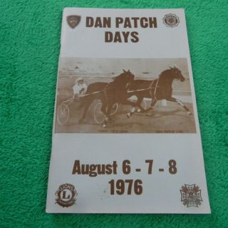 HARNESS HORSE RACING 1970 DAN PATCH DAYS BOOKLET SAVAGE MINNESOTA ...