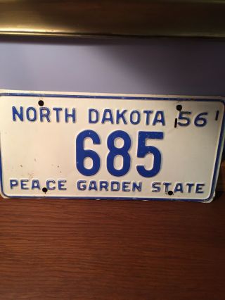 NORTH DAKOTA Buffalo Spirit Peace Garden State Wheat License Plate ESA ...