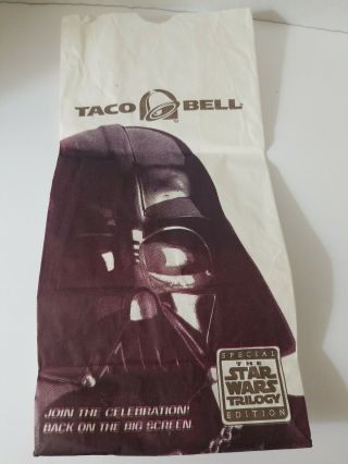 VINTAGE 1996 Taco Bell Star Wars C - 3PO PAPER BAG | #5151406