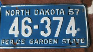 NORTH DAKOTA Buffalo Spirit Peace Garden State Wheat License Plate ESA ...
