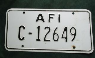 US Armed Forces In Germany Military License Plate | #28369037