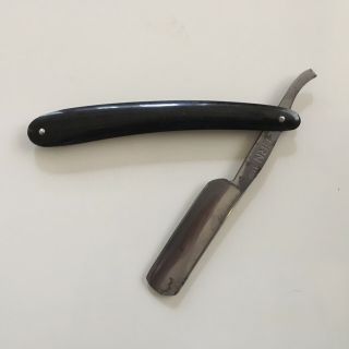 ANTIQUE SHAVING STRAIGHT RAZOR CROWN SWORD GERMANY EXTRA HOLLOW GROUND ...