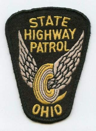 Vintage Ohio State Highway Patrol Police Patch Sew On | #49092111