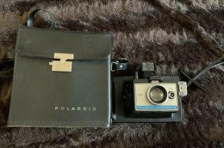 Vintage Polaroid Colorpack III Land Camera With Leather Carrying Case ...