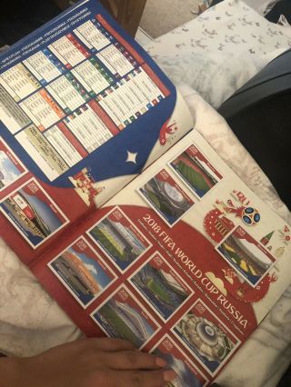 Official Panini FIFA World Cup Russia 2018 Sticker Book/Album 100 ...