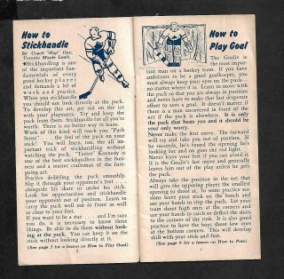 1949 - 50 TORONTO MAPLE LEAFS BANTAM HOCKEY CLUB, OFFICIAL MEMBERSHIP ...